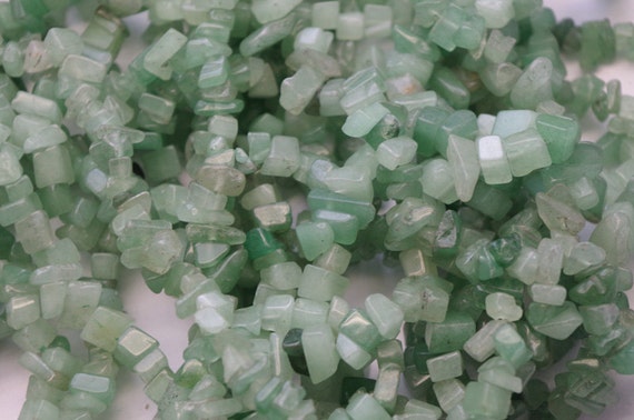 AVENTURINE CHIPS Natural 36 Inch Strand 8mm Green Gems - Etsy Australia