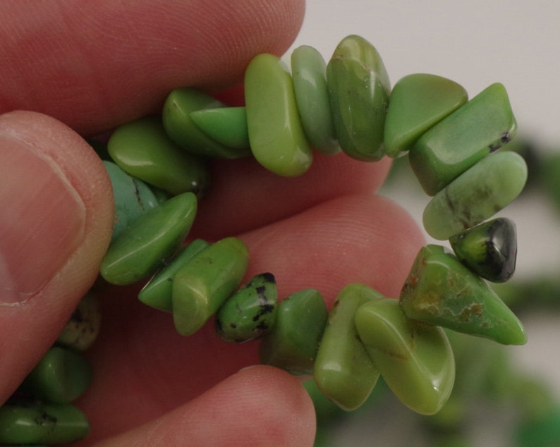 AUSTRALIAN JADE CHIPS, 1 Strand, Gems, Beading Supplies, Destash Beads ...