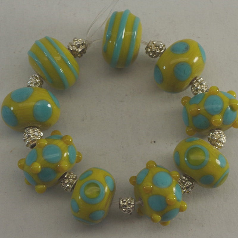 Lampwork Beads Set - Etsy
