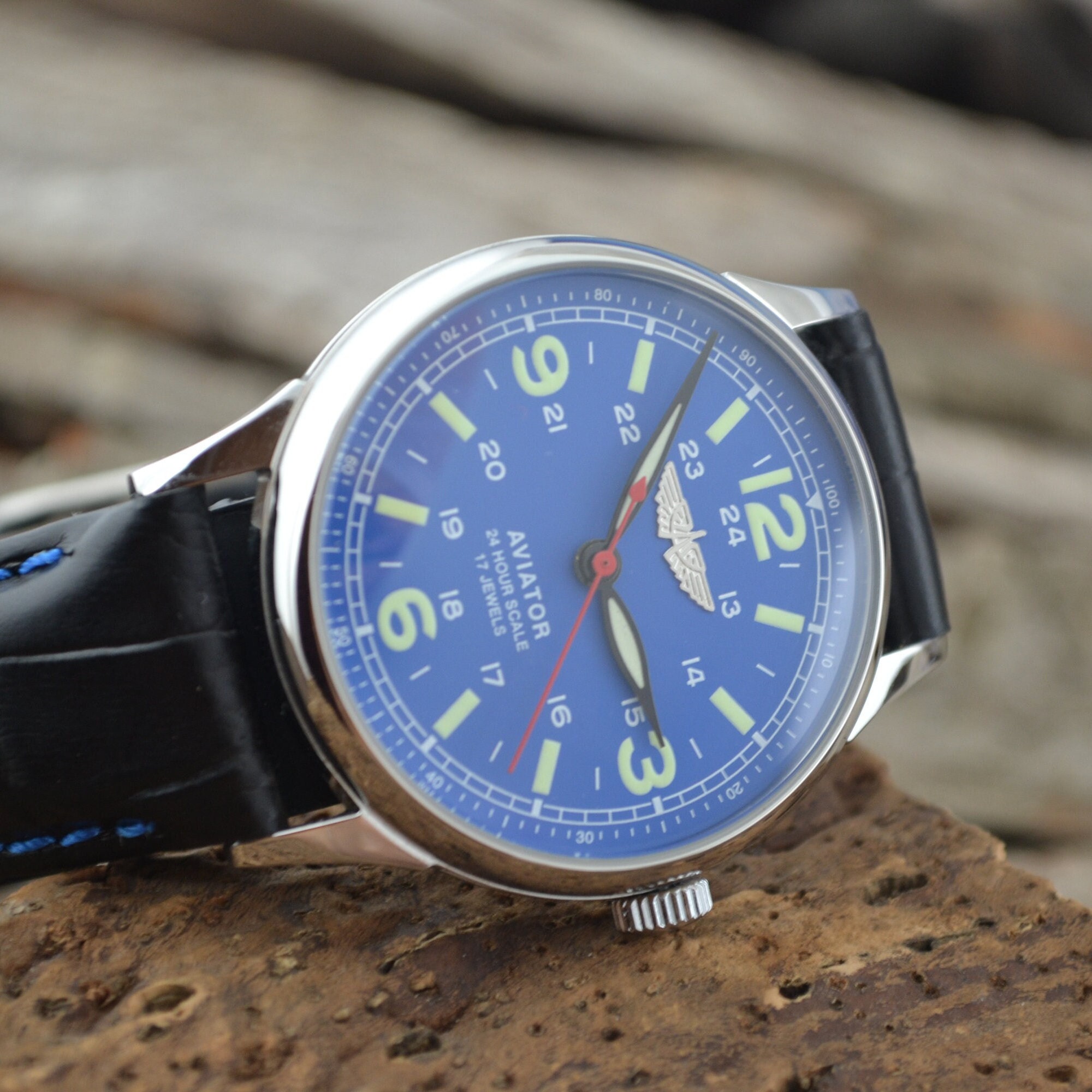 Watch Raketa Buran, Military Vintage Watch Aviator, Military Vintage ...