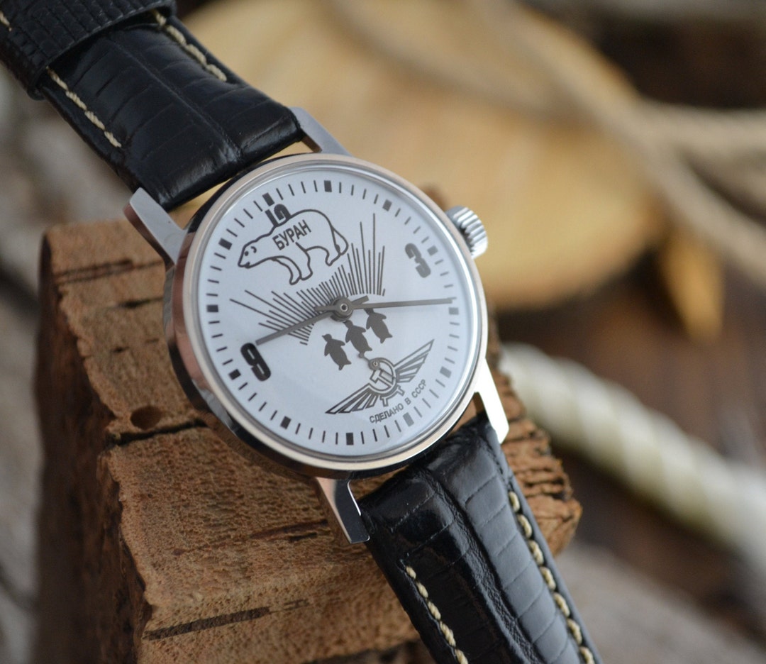 Watch Buran. Aviator. Vintage Watch. Retro Watch USSR, Soviet Watch ...