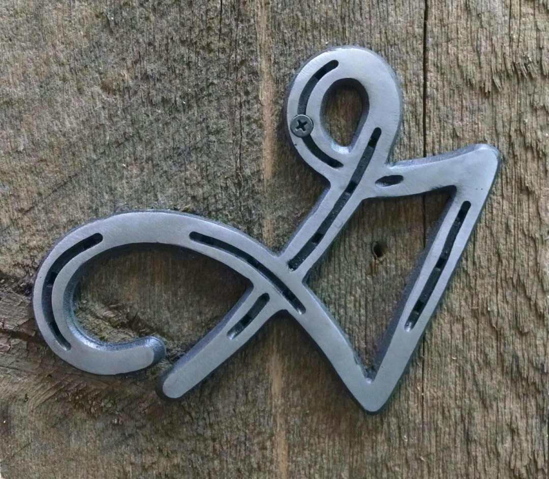 Custom Monogram Horseshoe Letters - Etsy