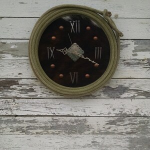 Cowhide Lariat Clock - Etsy