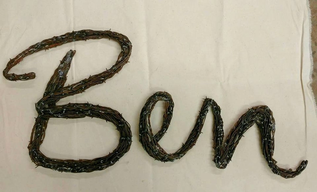 Barb Wire Signs - Etsy