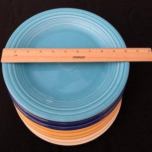 Vintage 10” Original FIESTAWARE Dinner Plates - Sold Separately - Etsy