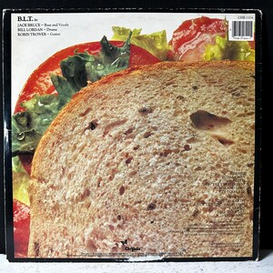 1981 Record Album “B.L.T.” by Jack Bruce, Robin Trower, and Bill Lordan ...