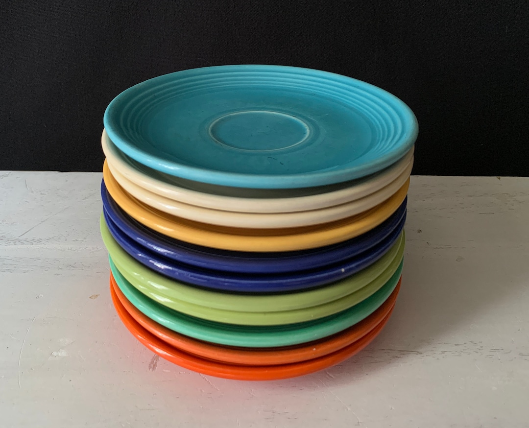 6" FIESTA Saucers - Original Vintage FIESTAWARE - Sold Separately. - Etsy
