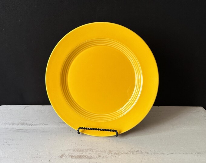 Homer Laughlin ”harlequin” 10” Dinner Plate – HARLEQUIN YELLOW - Etsy