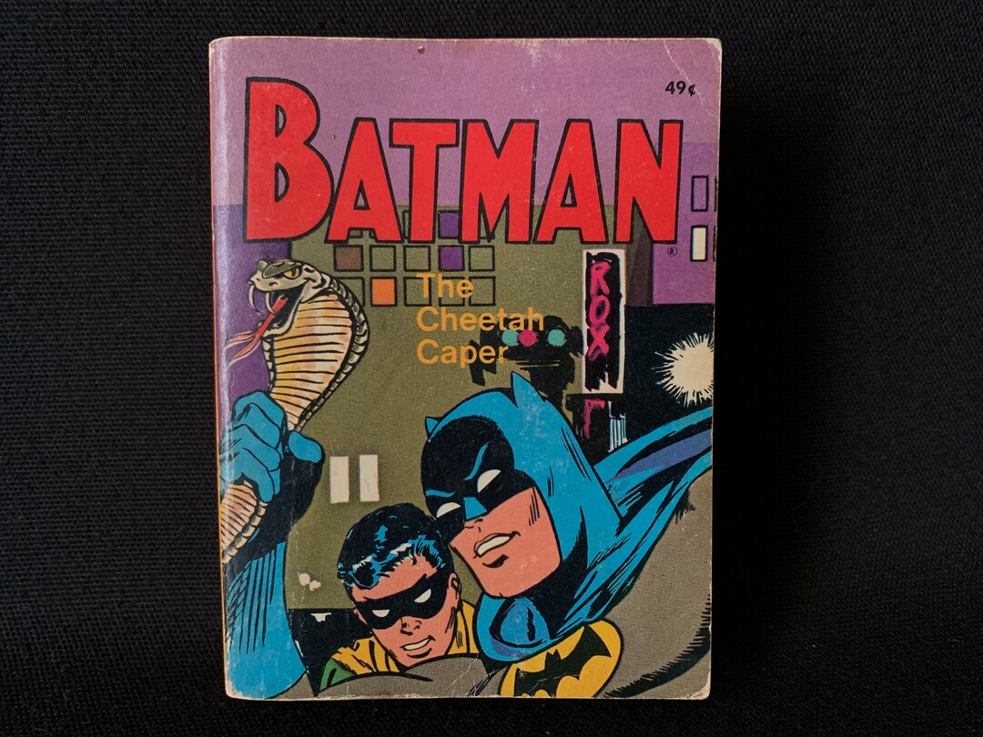 1969 “BATMAN - the Cheetah Caper” A WHITMAN Big Little Comic Book With ...