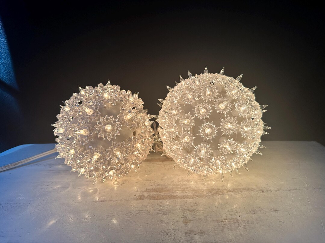 Lighted Super Sphere Electric Christmas Ornaments - Sold Separately - Etsy