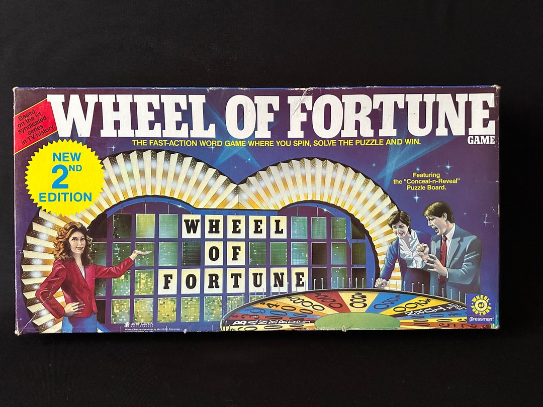 1985 Vintage Game “wheel of Fortune” 2nd Edition 99% Complete - Etsy