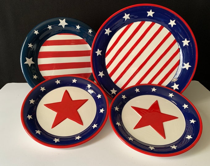4th of July Ceramic Dinnerware – by HOBBY LOBBY - Sold Separately - Etsy