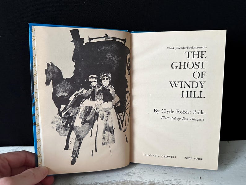 1968 “the Ghost of Windy Hill” by CLYDE ROBERT BULLA / Hardcover - Etsy