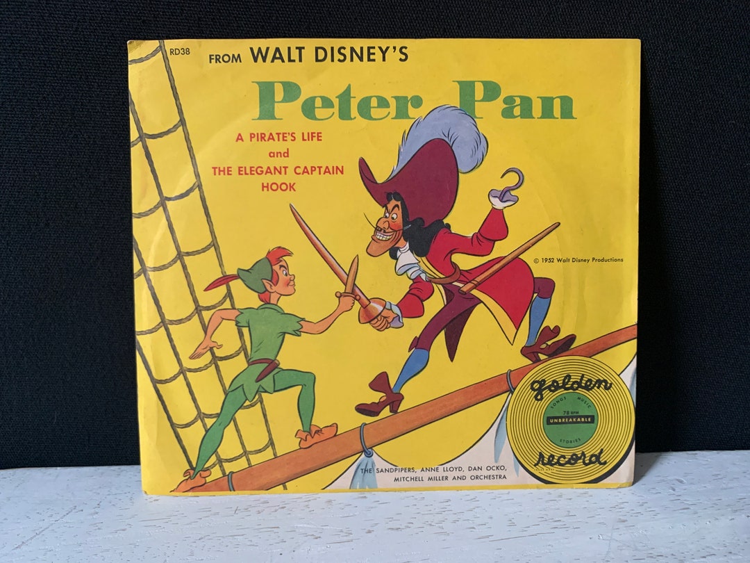 1952 Walt Disney’s PETER PAN – “A Pirate’s Life and the Elegant Captain ...