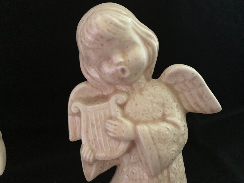 Ceramic Heavenly Angels Playing Musical Instruments - Etsy