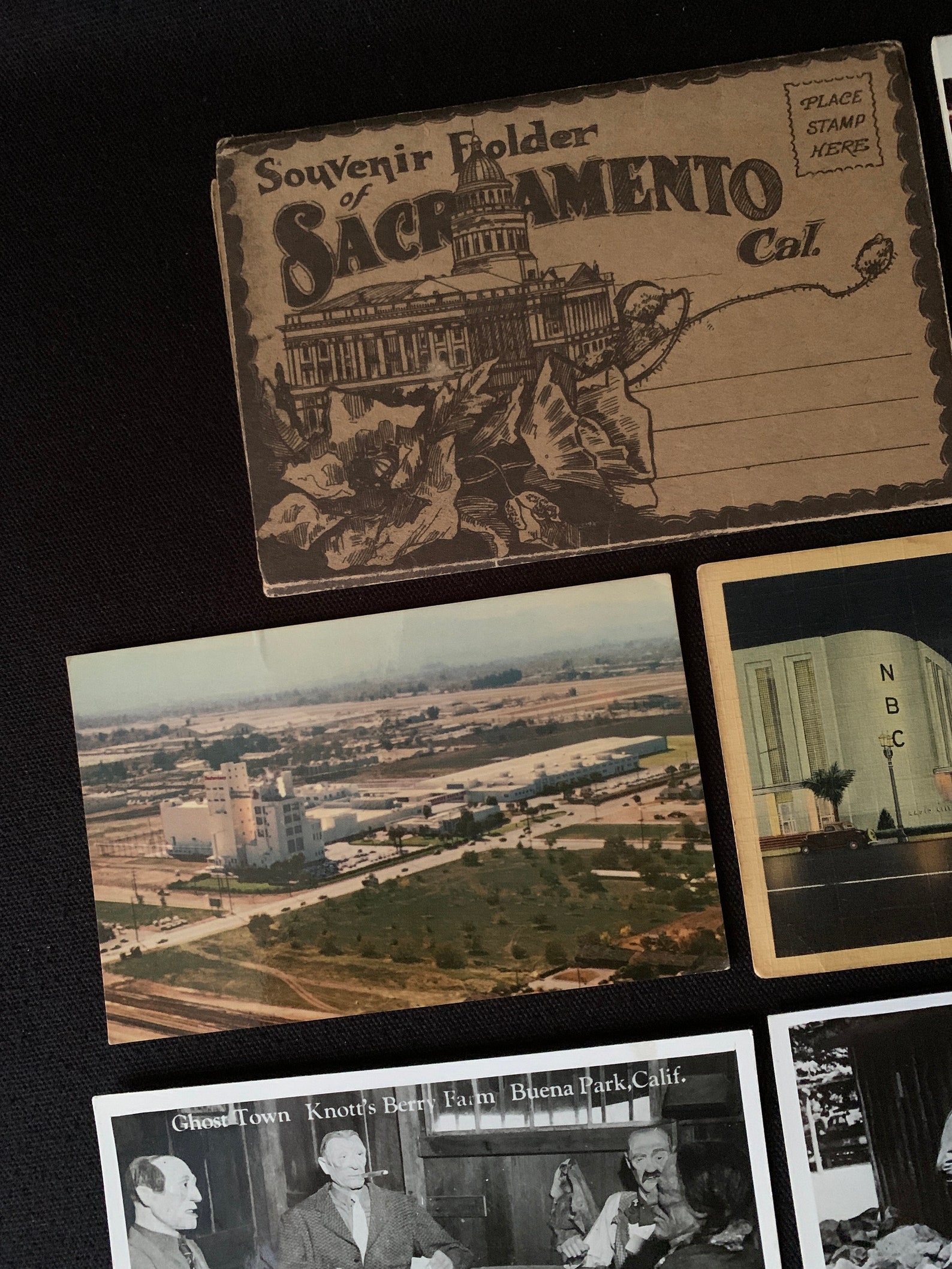 11 Vintage CALIFORNIA Postcards 3 Foldout 4 B&W Photo 1 - Etsy