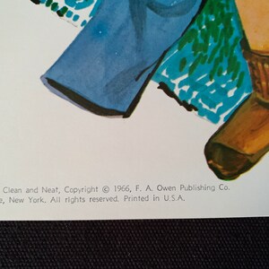 Elementary School Picture Posters KEEPING CLEAN and NEAT With Word ...