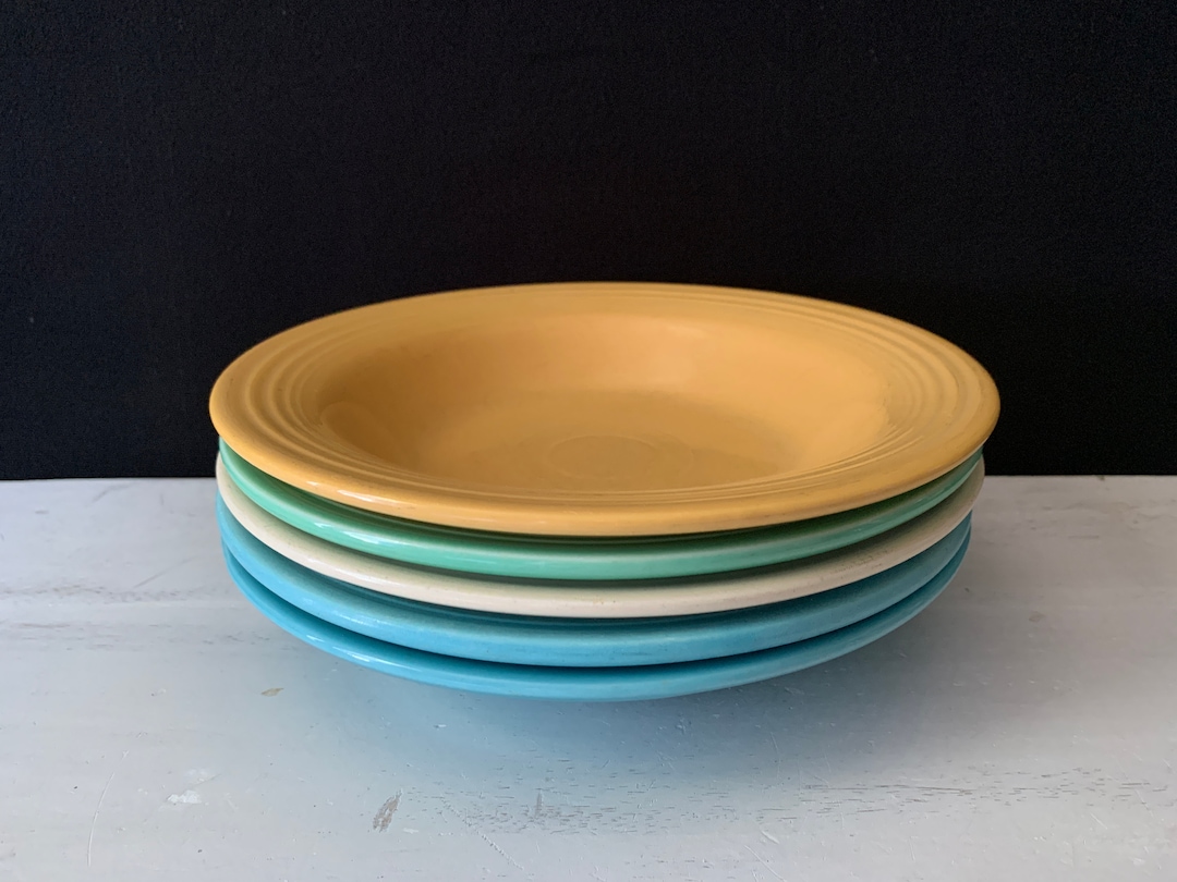 Rimmed Soup Bowls/deep Plates - Vintage FIESTAWARE Sold Separately - Etsy