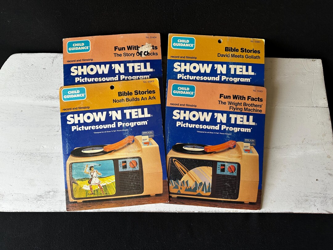 Vintage 1980s Show 'N Tell Records and Film Strips: Fun With Facts and ...