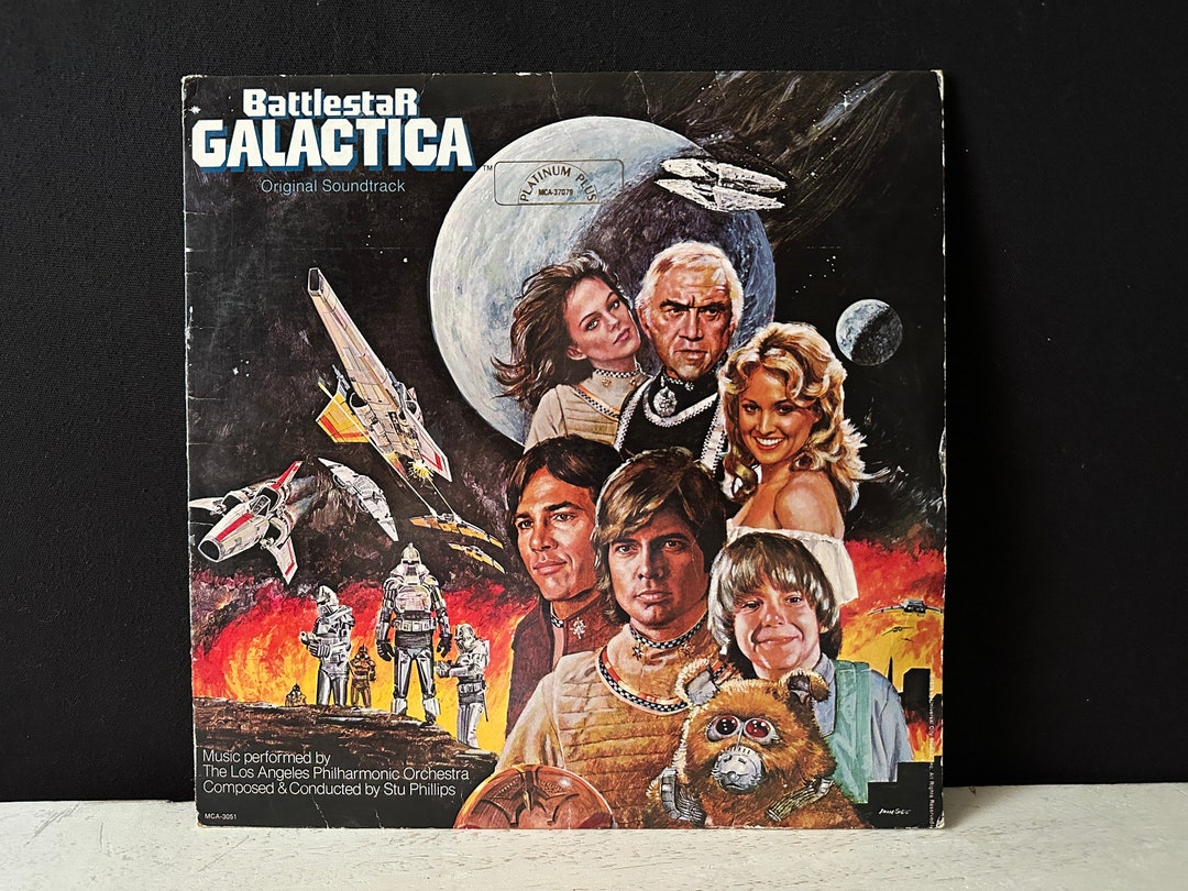 Sci-fi Classic BATTLESTAR GALACTICA Original Soundtrack 1978 Vinyl LP ...