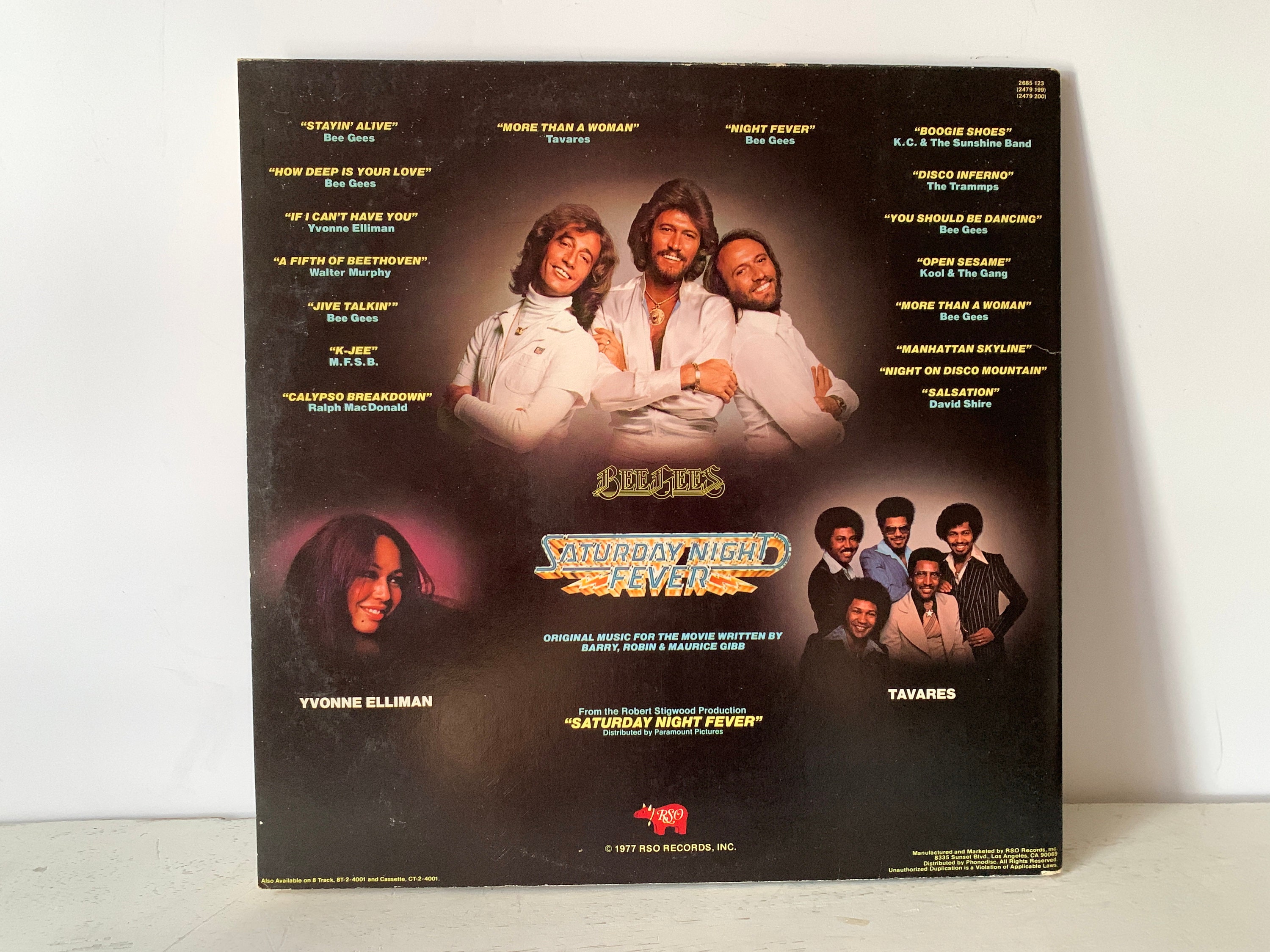 Bee Gees Stayin Alive Album Cover