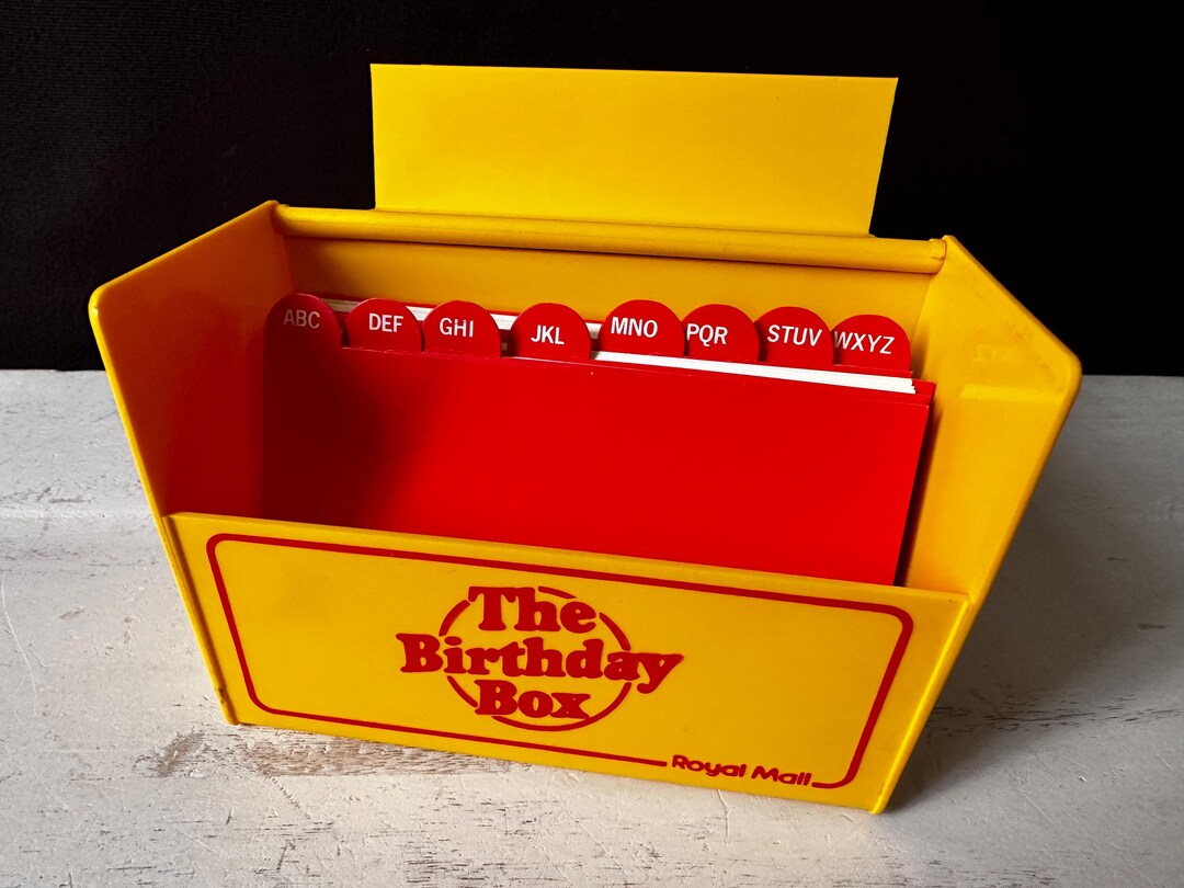 Vintage 1970s -80s Collectible THE ROYAL Mail’s “the Birthday Box” - Etsy