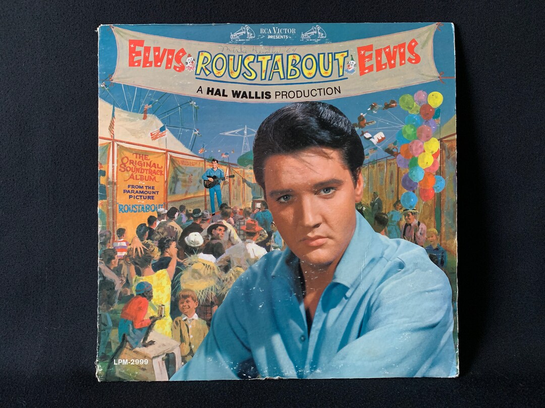 1964 Original Soundtrack LP Album ELVIS PRESLEY in roustabout - Etsy