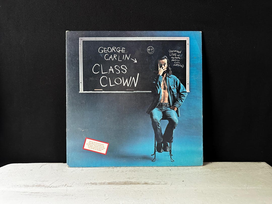GEORGE CARLIN “class Clown” Original 1972 GATEFOLD Album W/warning on ...
