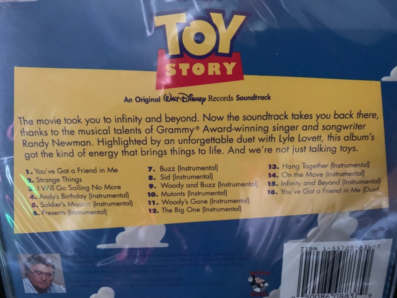 Sealed TOY STORY Original Soundtrack CD 1995 - Etsy