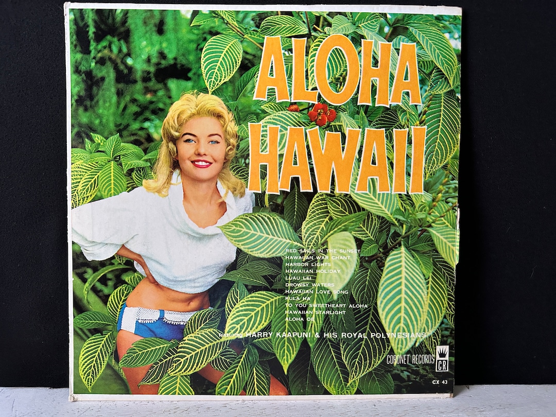 Original Vintage 1960 Record Album “aloha Hawaii” Featuring HARRY ...
