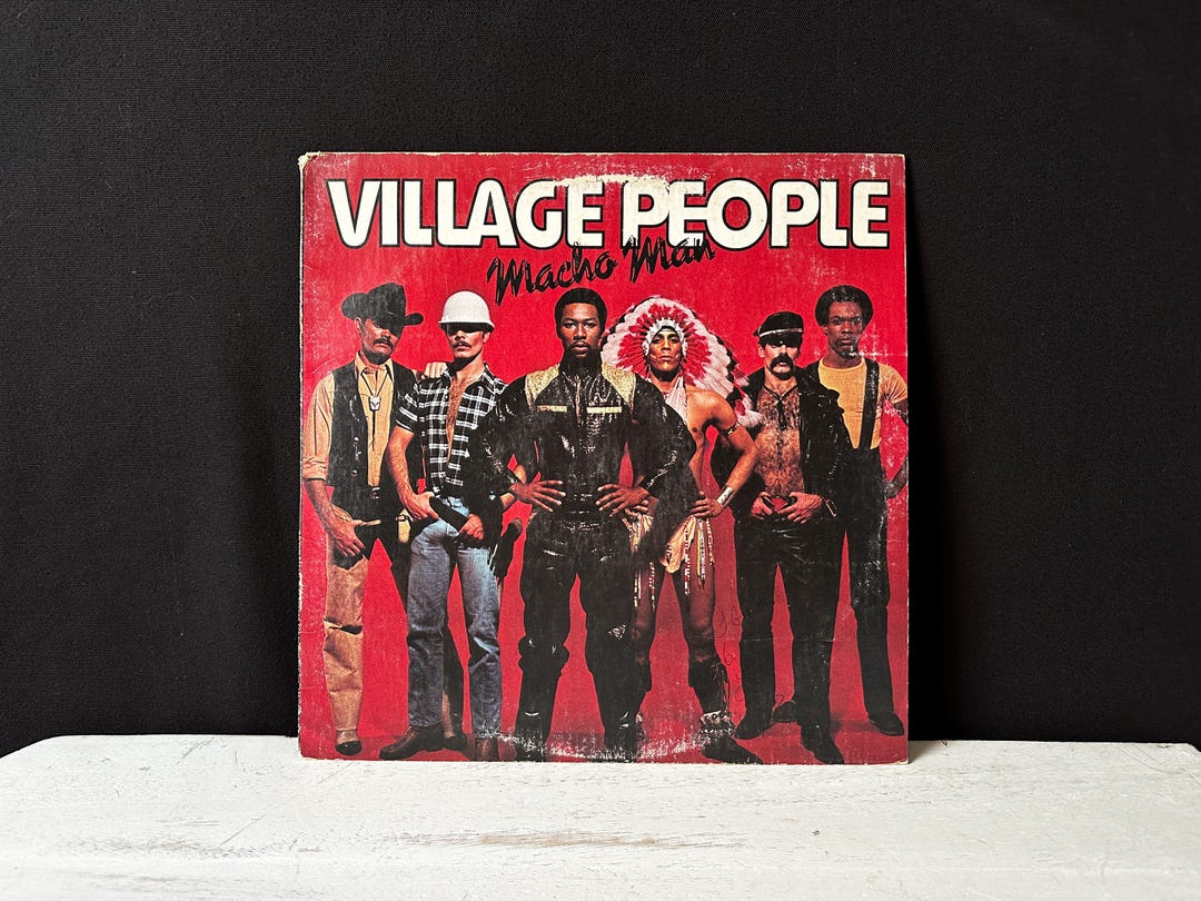 Vintage VILLAGE PEOPLE “macho Man” LP Record Album 1978 - Etsy