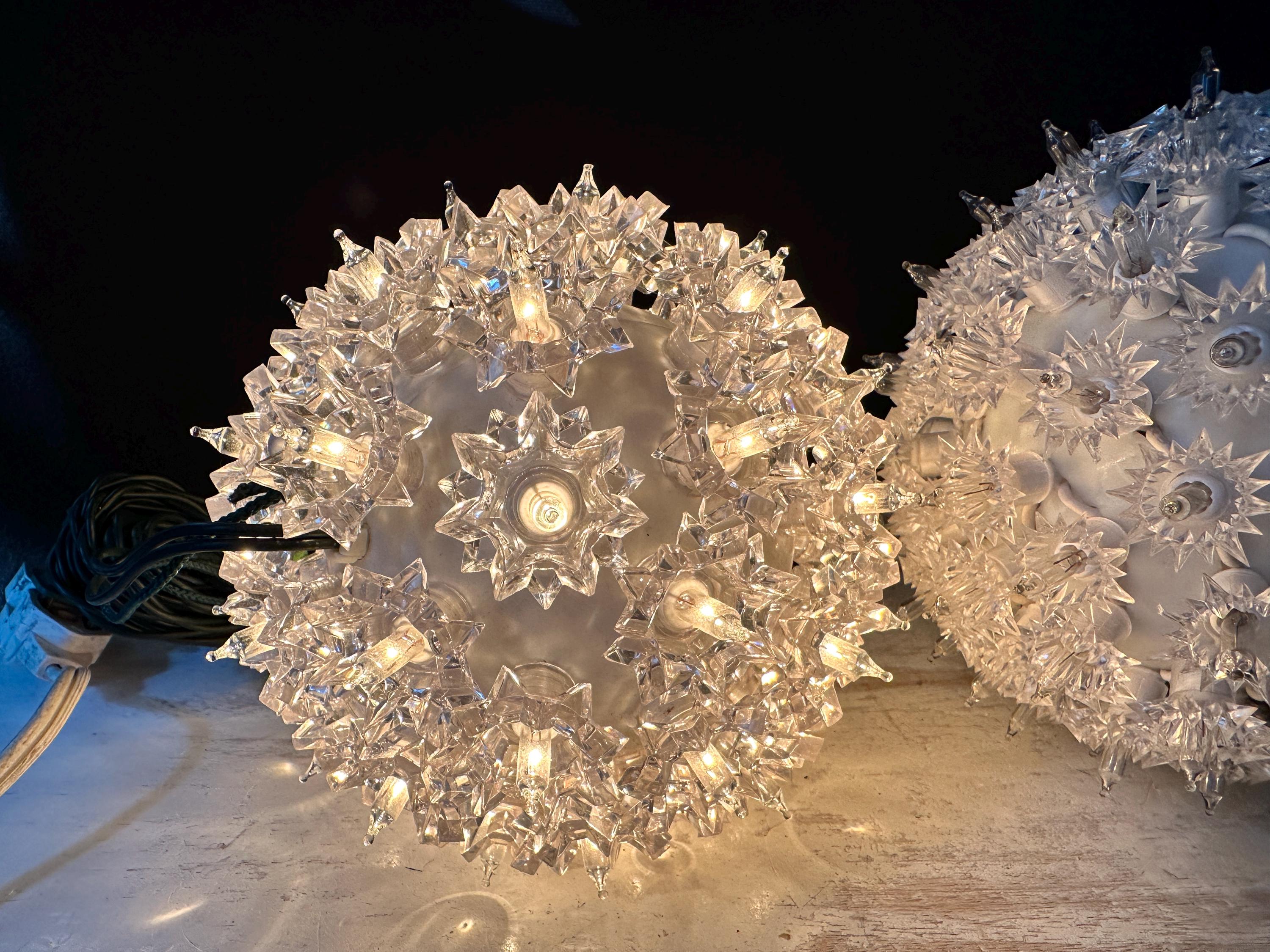 Lighted Super Sphere Electric Christmas Ornaments - Sold Separately - Etsy