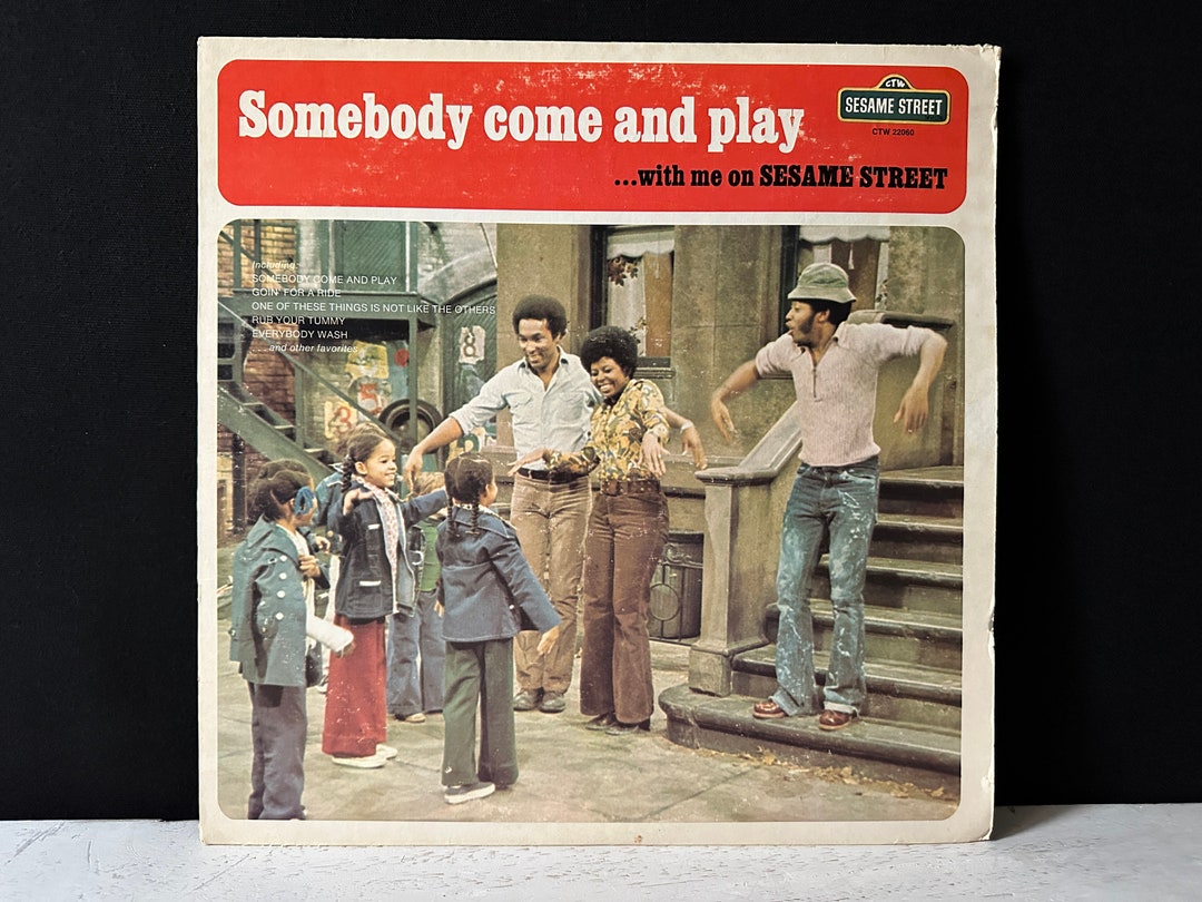 SESAME STREET Vintage Vinyl LP “somebody Come and Play … With Me” 1974 ...