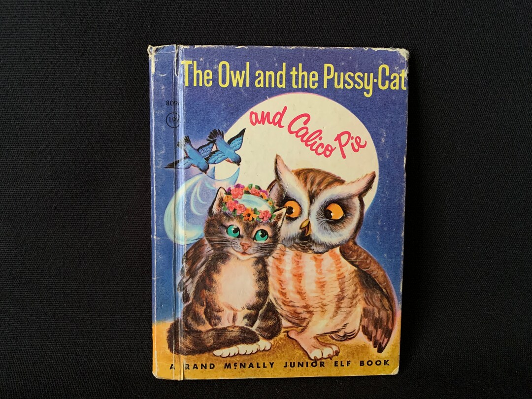 1962 Rand Mcnally Junior ELF BOOK Two-in-one Book the Owl and the ...