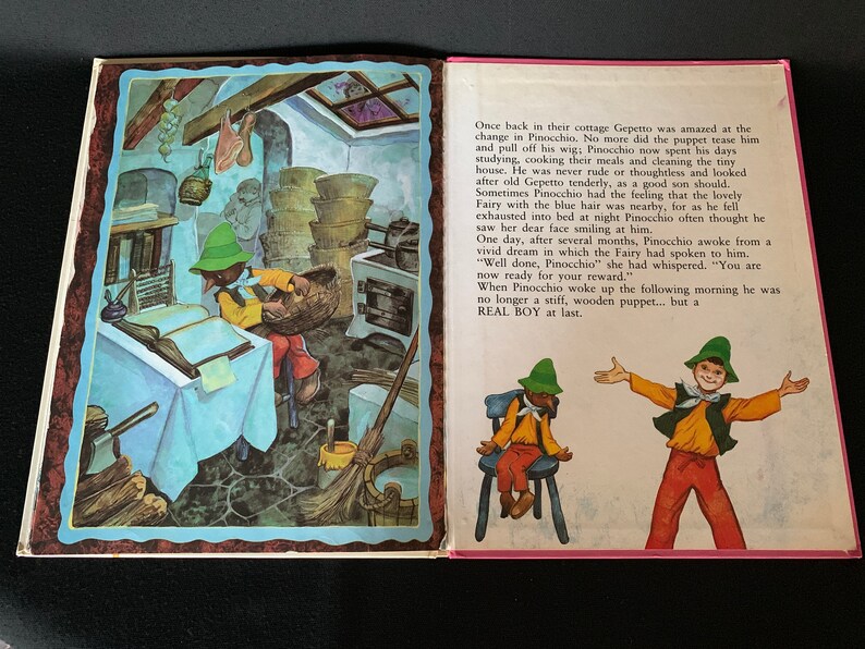 A Derrydale Classic Fairy Tale: Pinocchio - Etsy