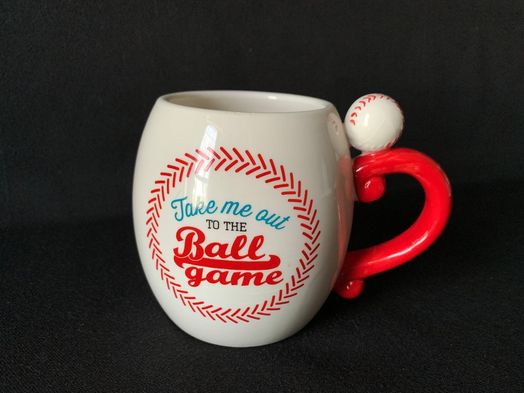 BASEBALL "take Me Out to the Ball Game" CERAMIC MUG - Etsy