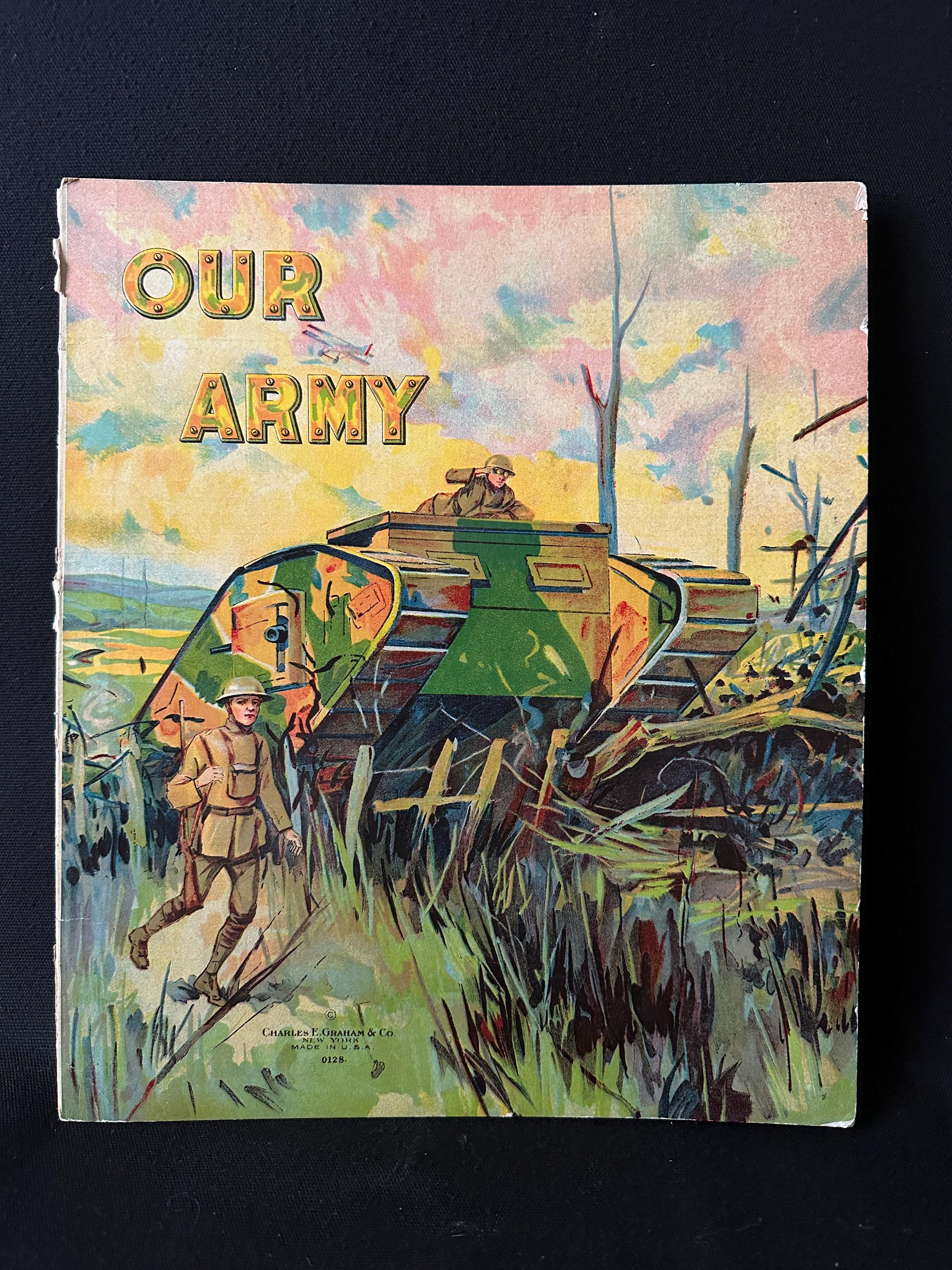 1919 WW1 Children’s Illustrated Coloring Book: Charles F. Graham, "our ...