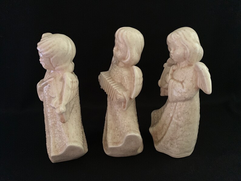 Ceramic Heavenly Angels Playing Musical Instruments - Etsy