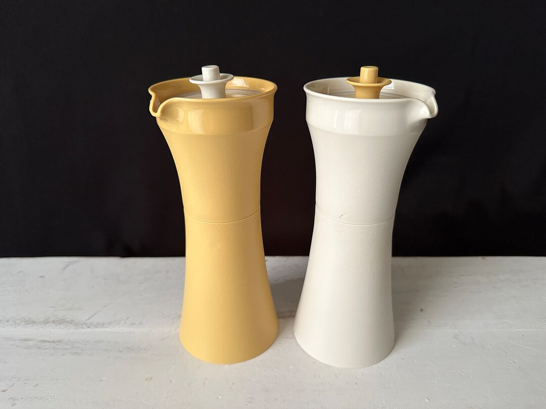1970s Vintage Tupperware Vinegar & Oil Cruet Salad Dressing Container ...