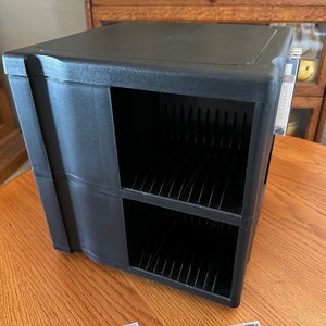 ALPHA 96 CD Storage Spinning Carousel Plastic Rack Black - Etsy