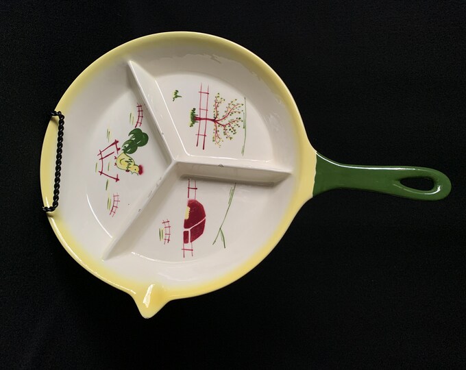 Vintage Lodge Divided Cornbread Cast Iron Skillet - Etsy