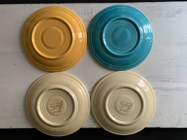 6" FIESTA Saucers - Original Vintage FIESTAWARE - Sold Separately. - Etsy