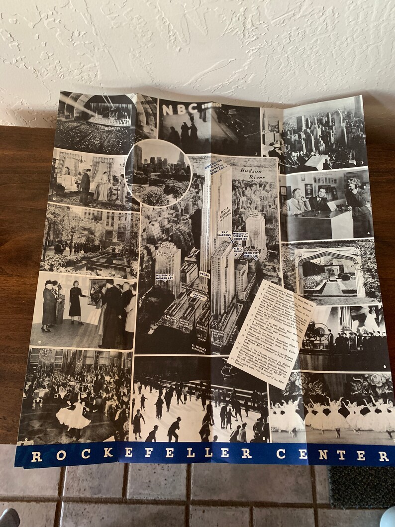 1940 Visitors Brochure Rockefeller Center | Etsy