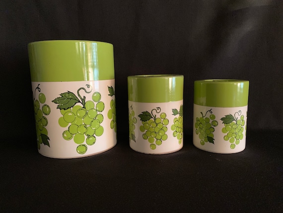 Grape Canister Grape Canister Etsy