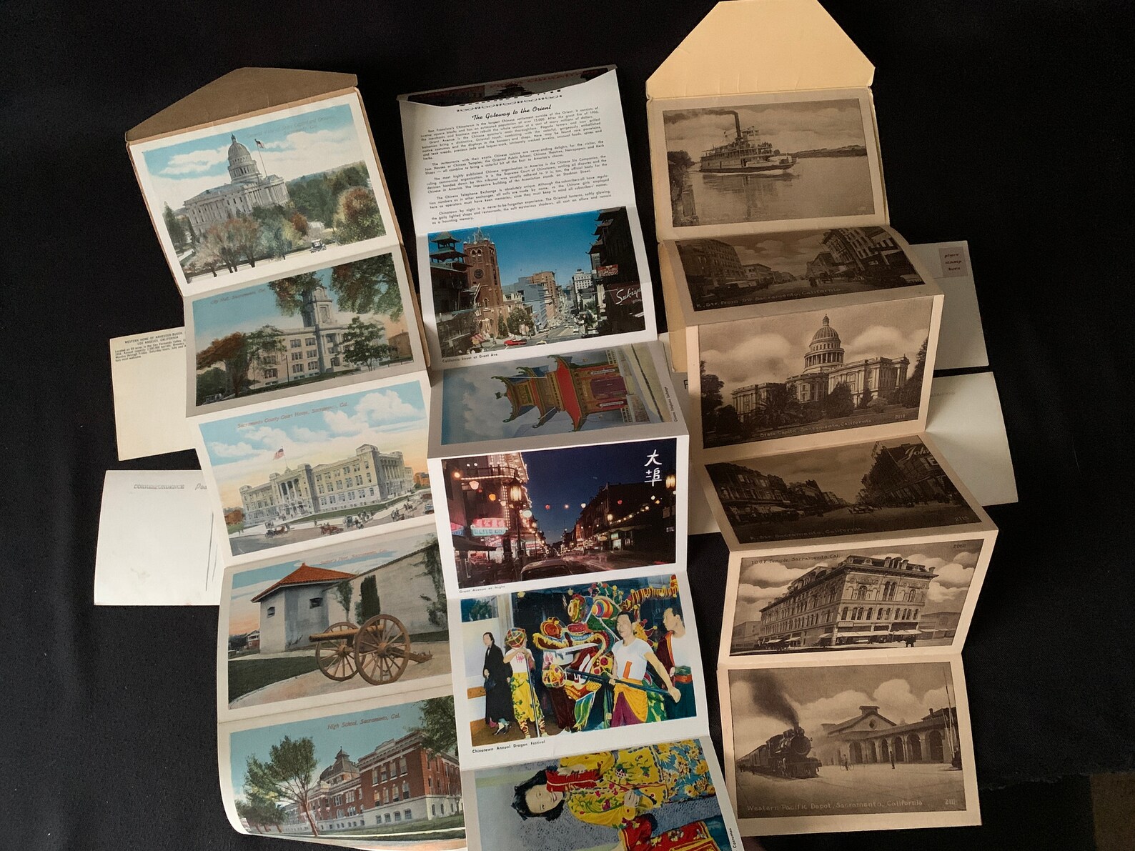 11 Vintage CALIFORNIA Postcards 3 Foldout 4 B&W Photo 1 - Etsy