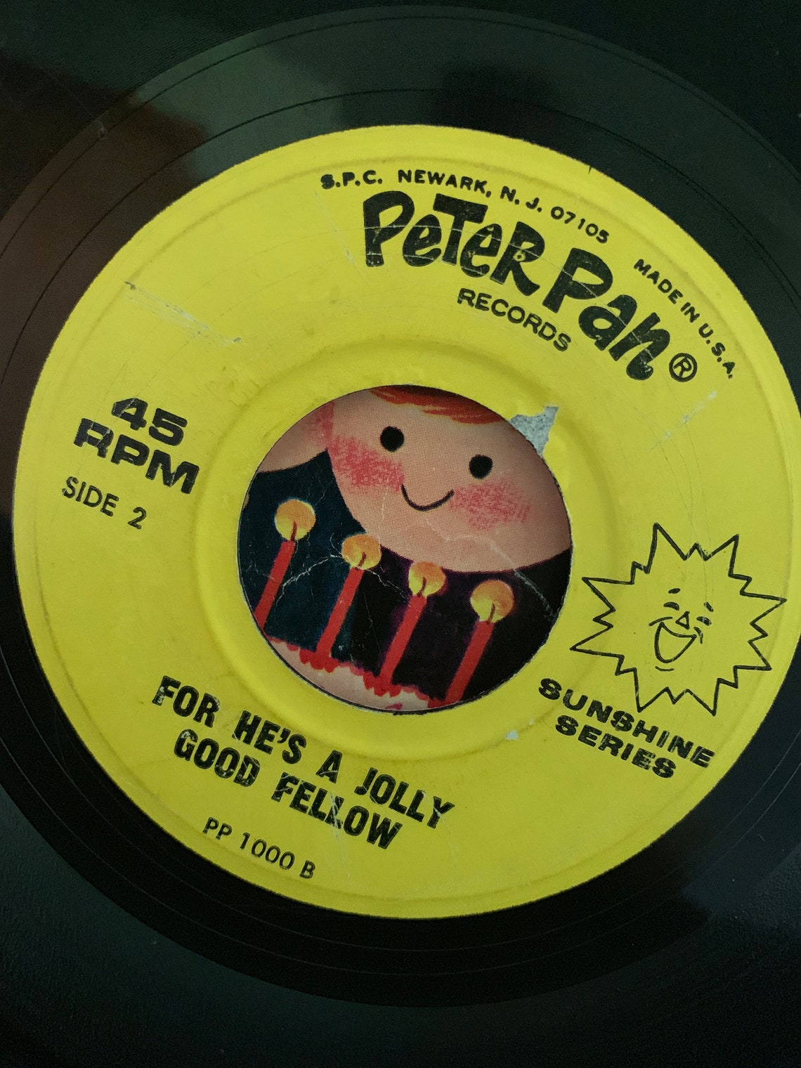 PETER PAN Records 45 RPM Happy Birthday To You | Etsy