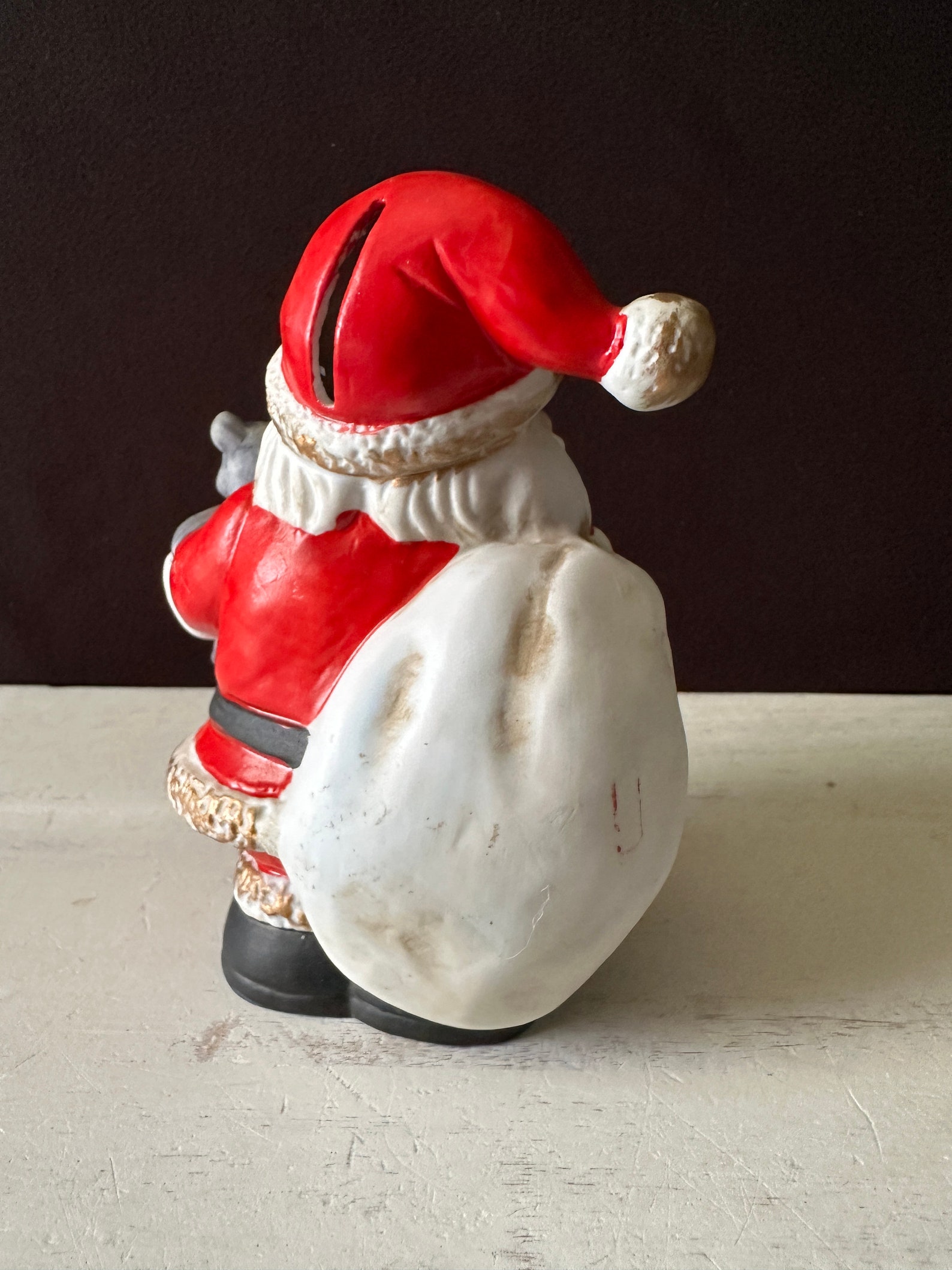 Vintage 1985 HOMCO Sweet Santa Claus 6 1/4'’ Coin Bank #5407 With ...