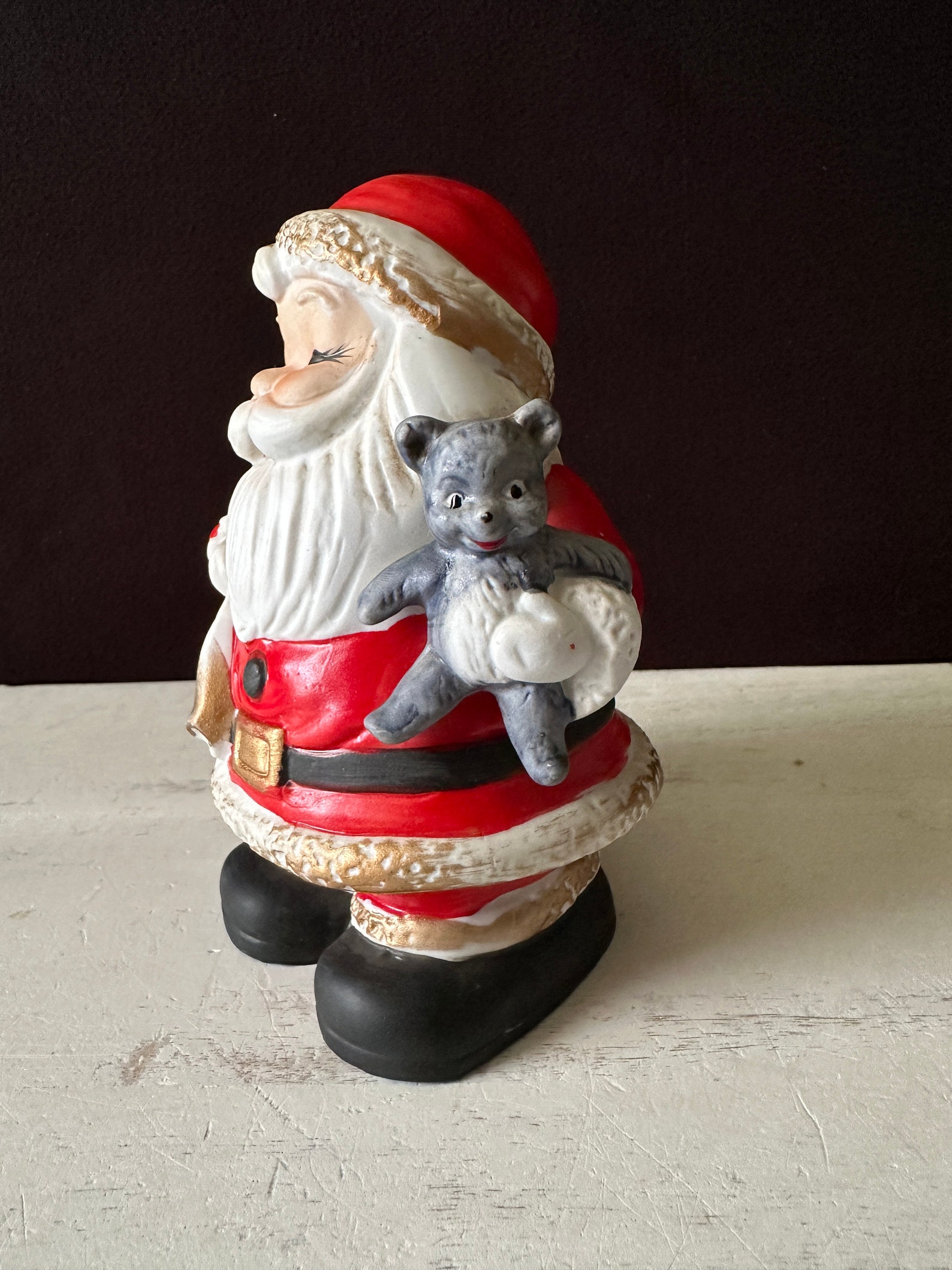 Vintage 1985 HOMCO Sweet Santa Claus 6 1/4'’ Coin Bank #5407 With ...