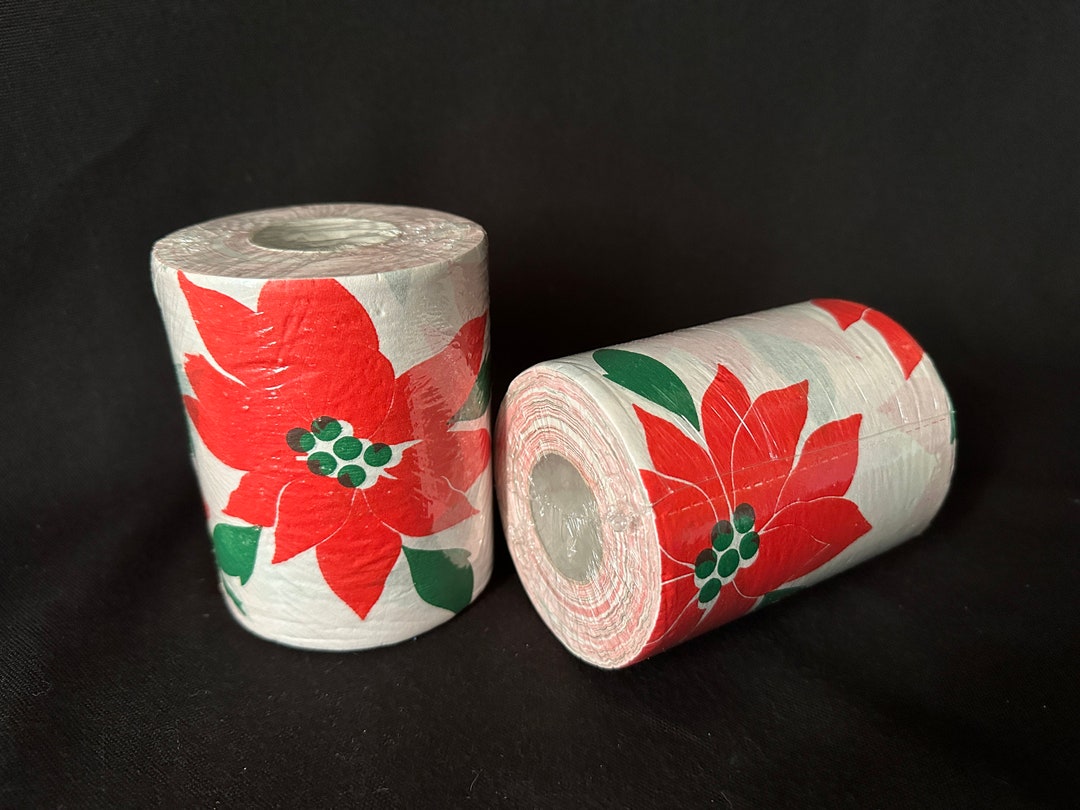 Vintage 1980s Holiday Novelty Toilet Tissue by HMS Inc. - Etsy