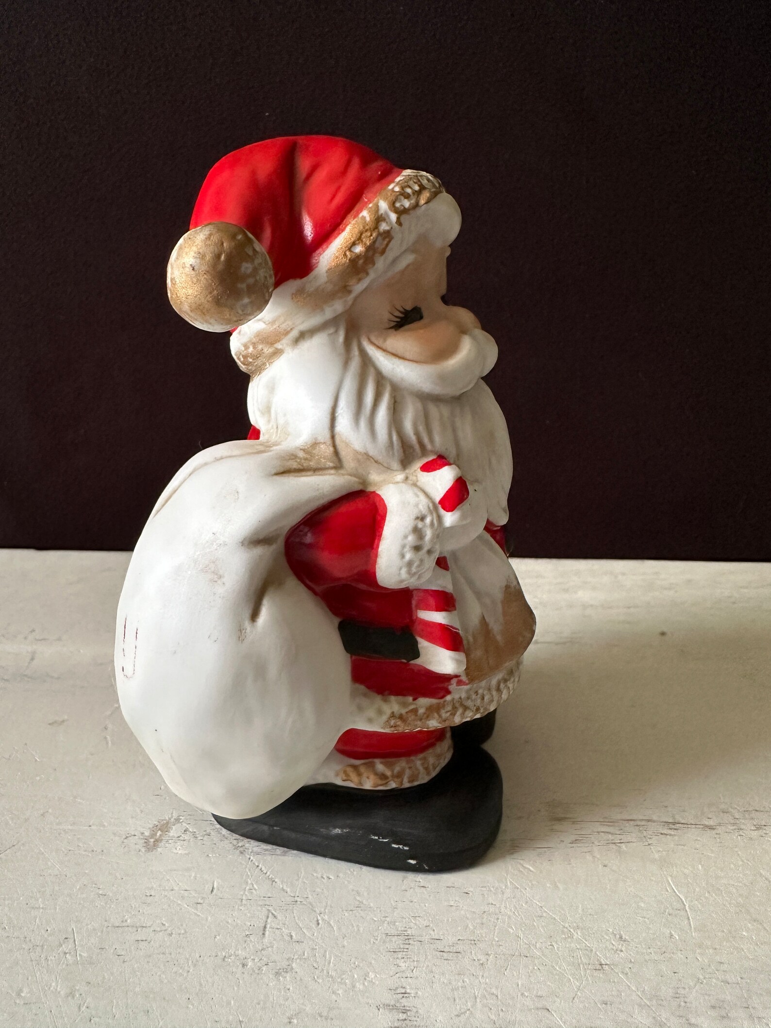 Vintage 1985 HOMCO Sweet Santa Claus 6 1/4'’ Coin Bank #5407 With ...